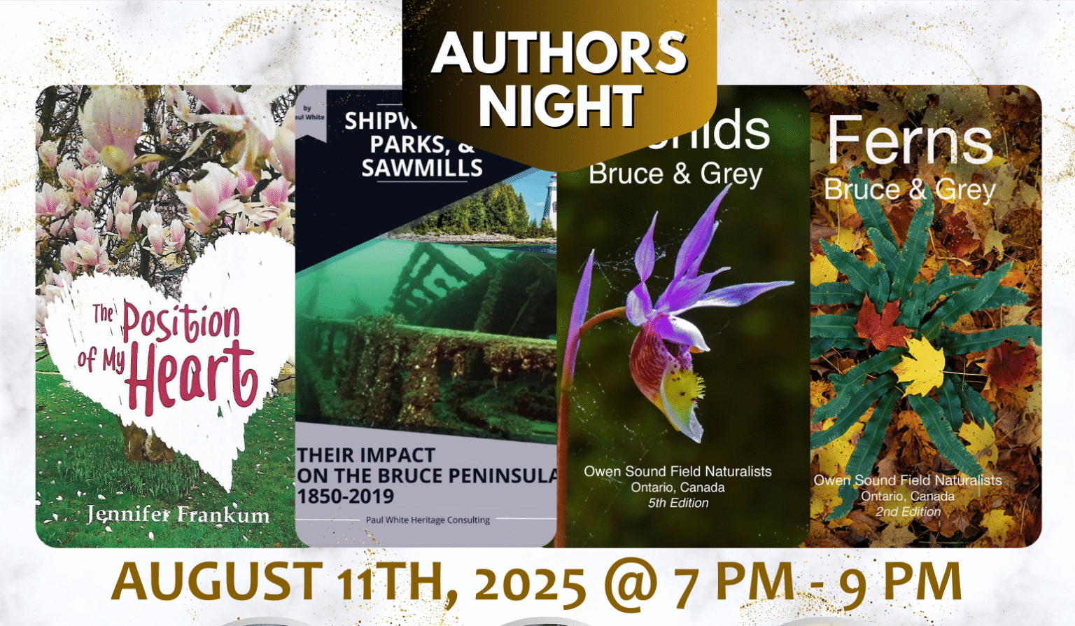 Local Authors Night with Wine and Cheese - Bruce Museum CA